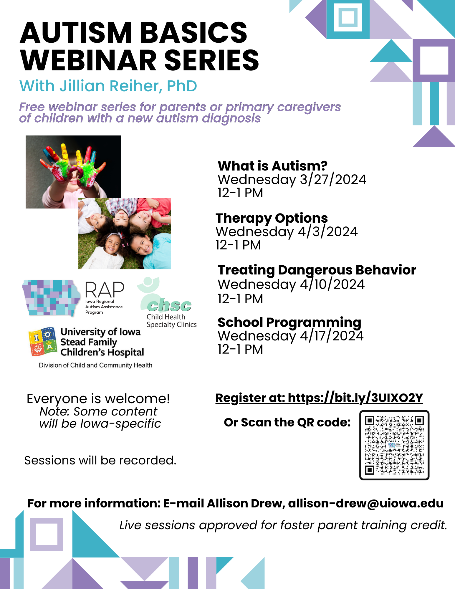 Autism Basics Webinar Series-What is Autism? - Iowa Family Support Network