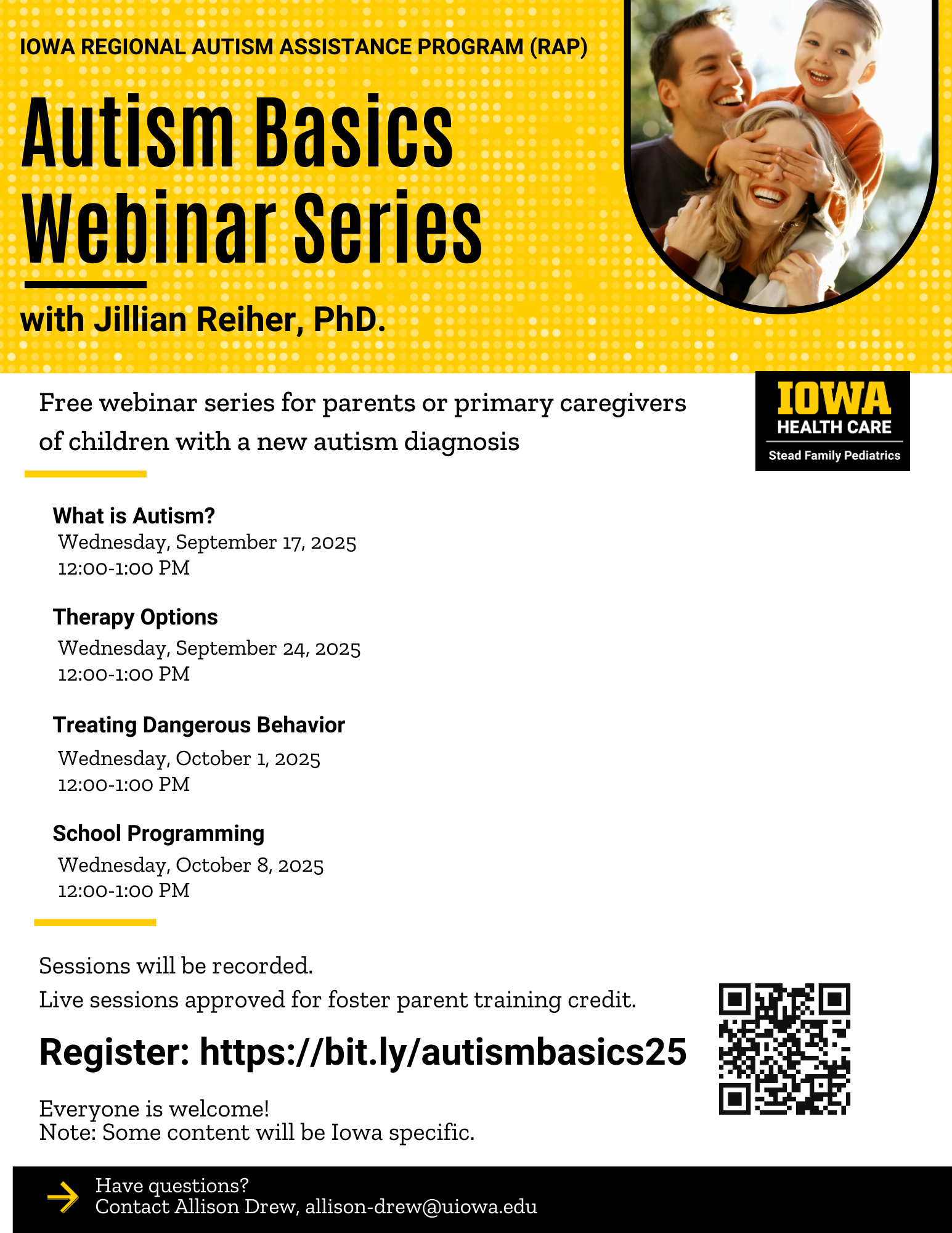 Autism Basics Webinar: What is Autism? - Iowa Family Support Network